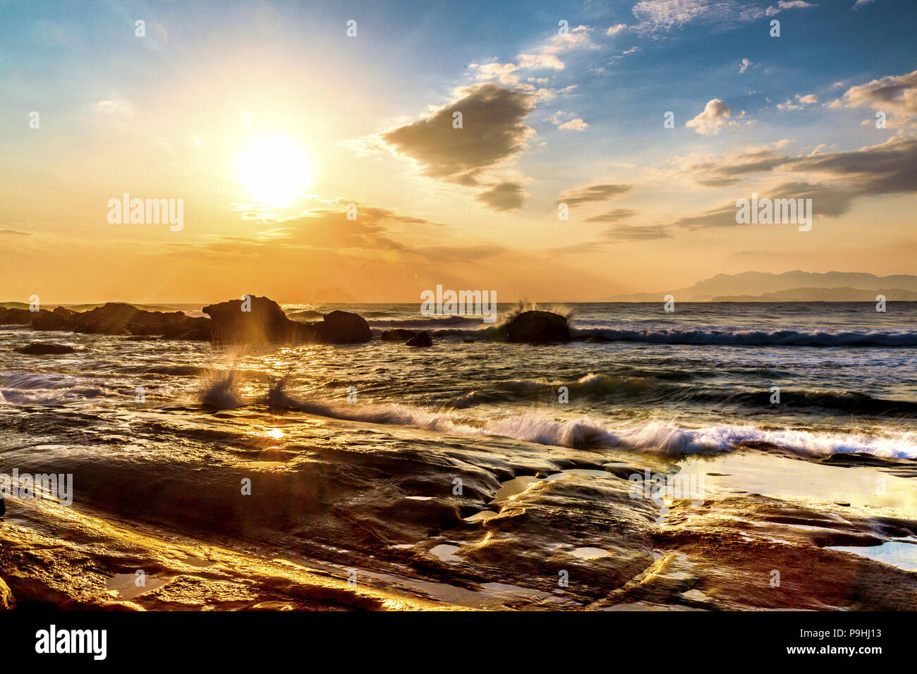 Beautiful Ocean Scenery Stock Photo - Alamy
