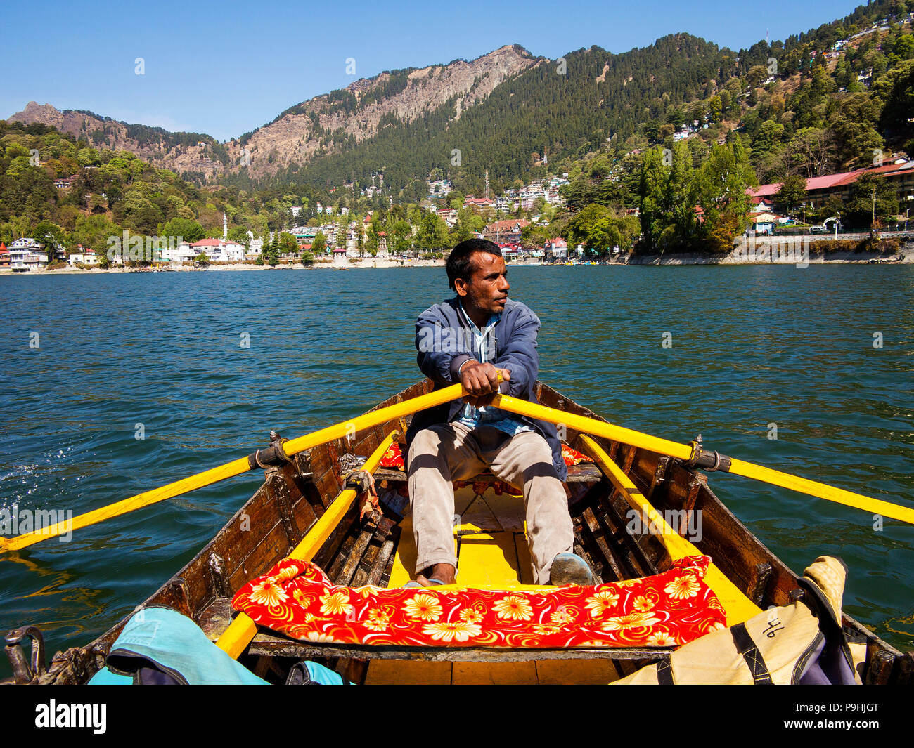 Boat ride at Nainital, Uttarakhand, India Stock Photo - Alamy