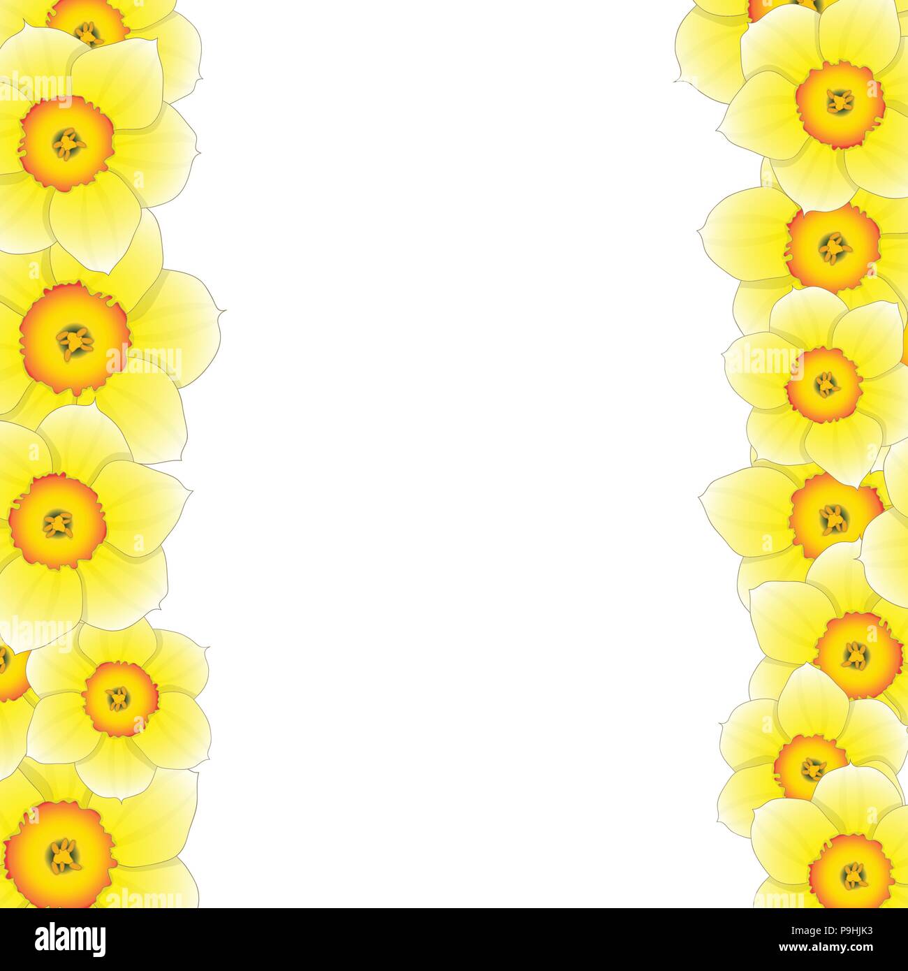 Easter daffodil trumpet Stock Vector Images - Alamy