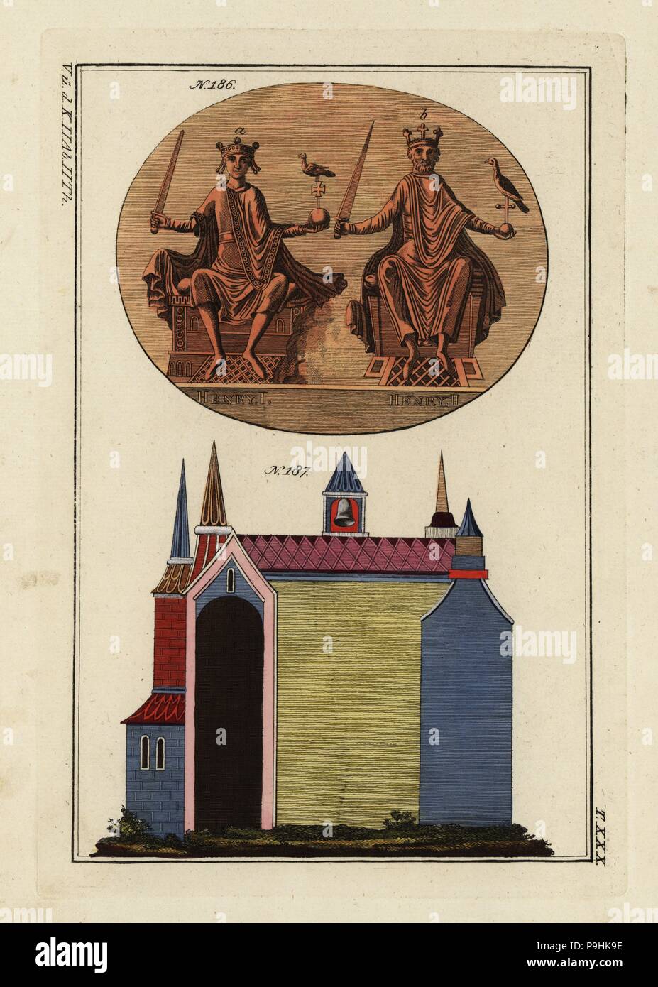 King Henry I the Fowler, King of East Francia, and Henry II, Saint ...