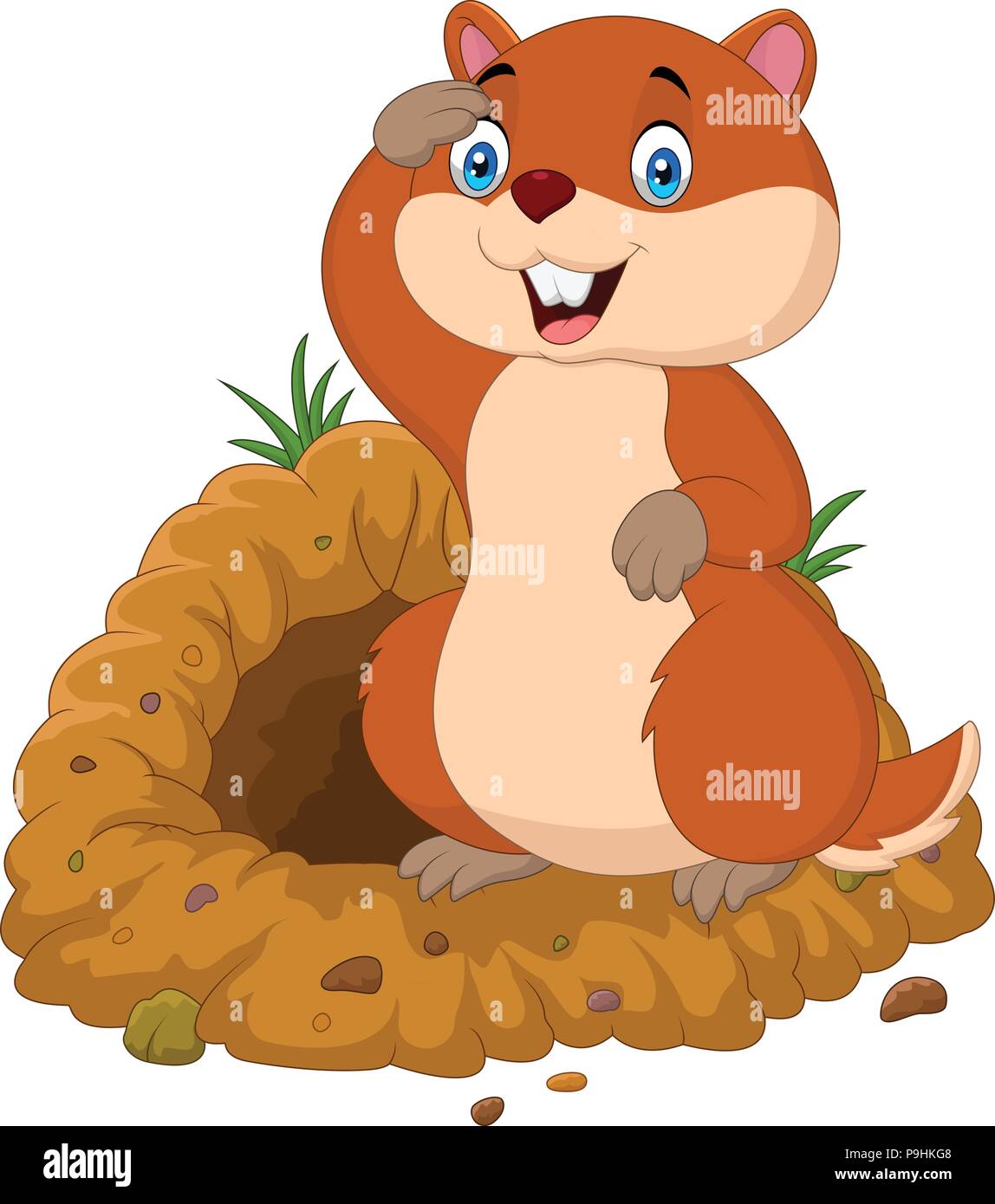 Burrow Stock Vector Images - Alamy