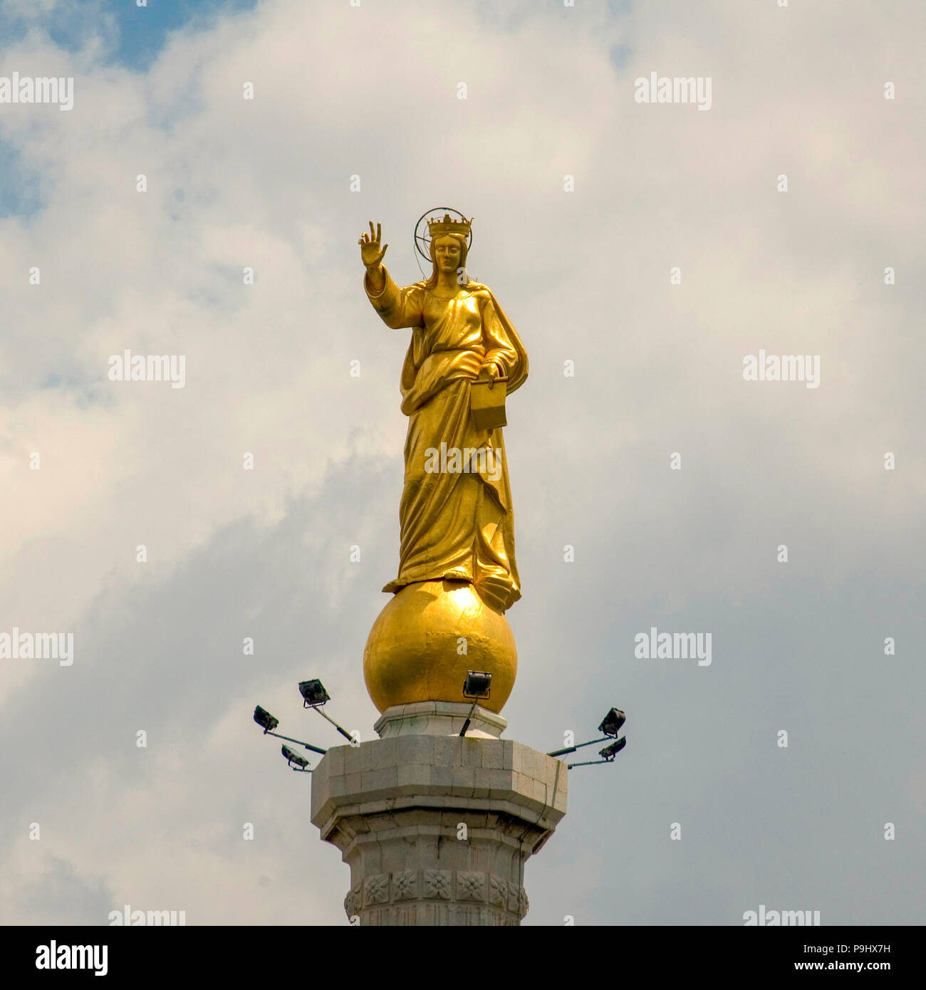 Italy sicily messina madonna statue hi-res stock photography and images ...