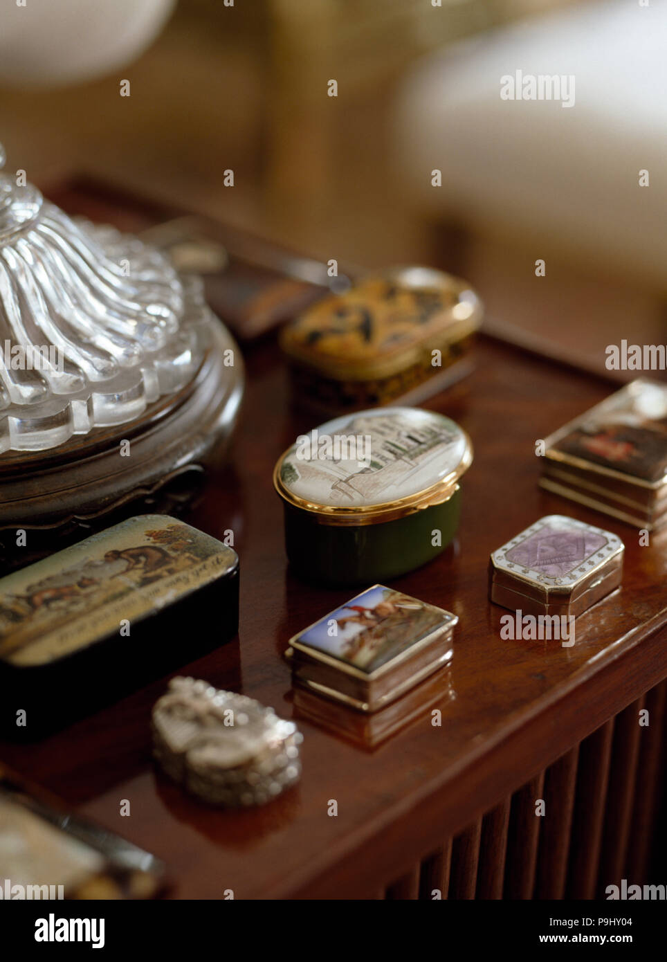 Boxes collections hi-res stock photography and images - Alamy