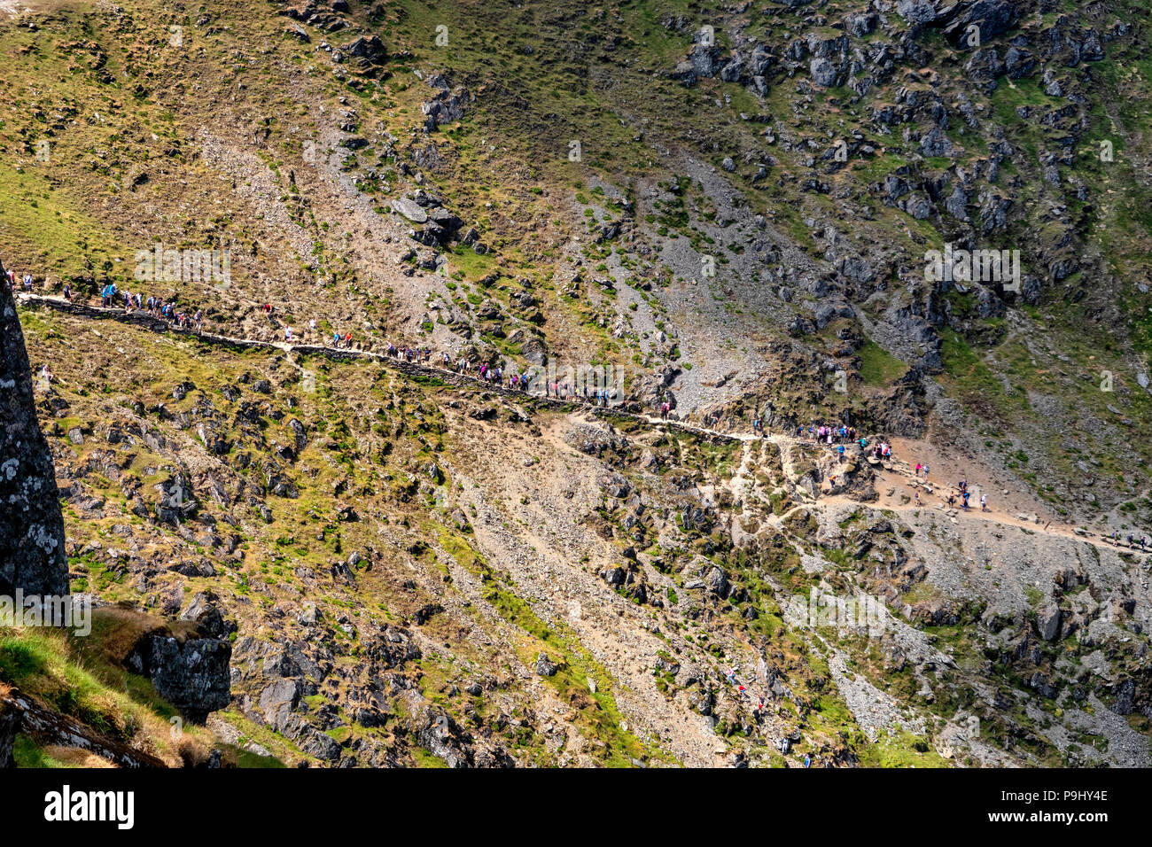 Climb snowdon hi-res stock photography and images - Alamy