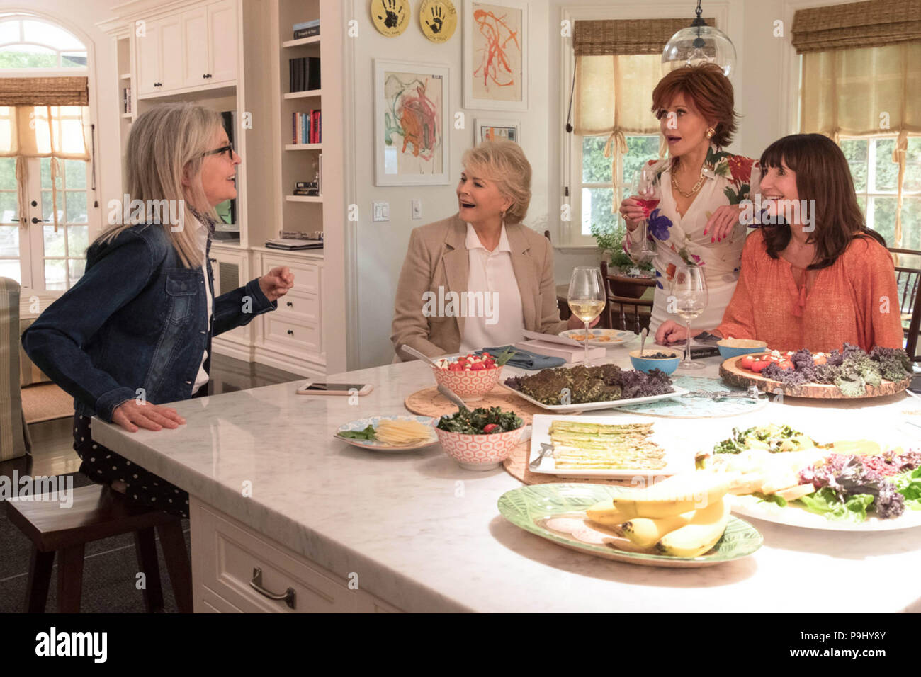 BOOK CLUB (2018) DIANE KEATON CANDICE BERGEN JANE FONDA MARY ...