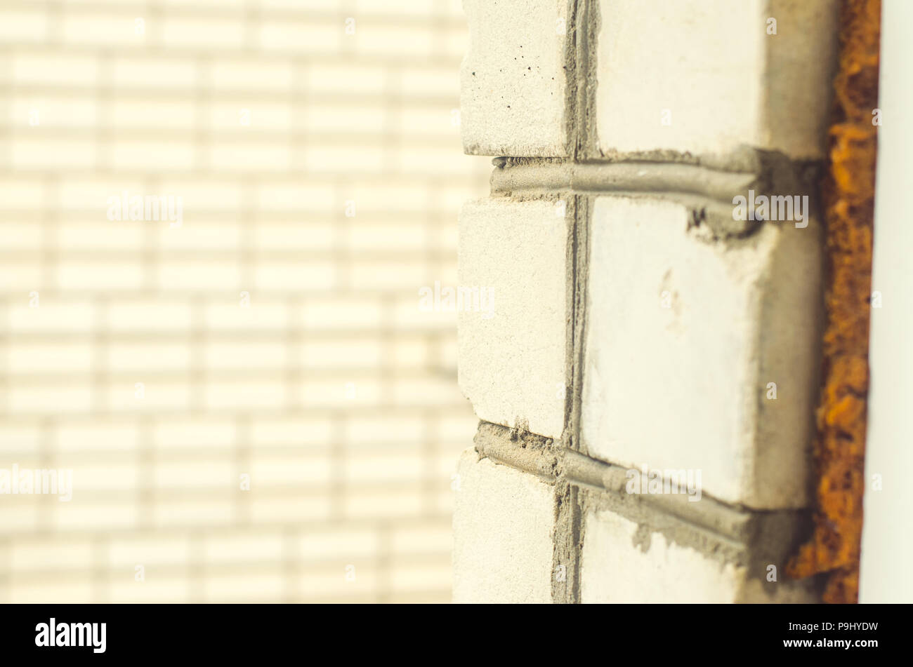 White screen block wall hi-res stock photography and images - Alamy