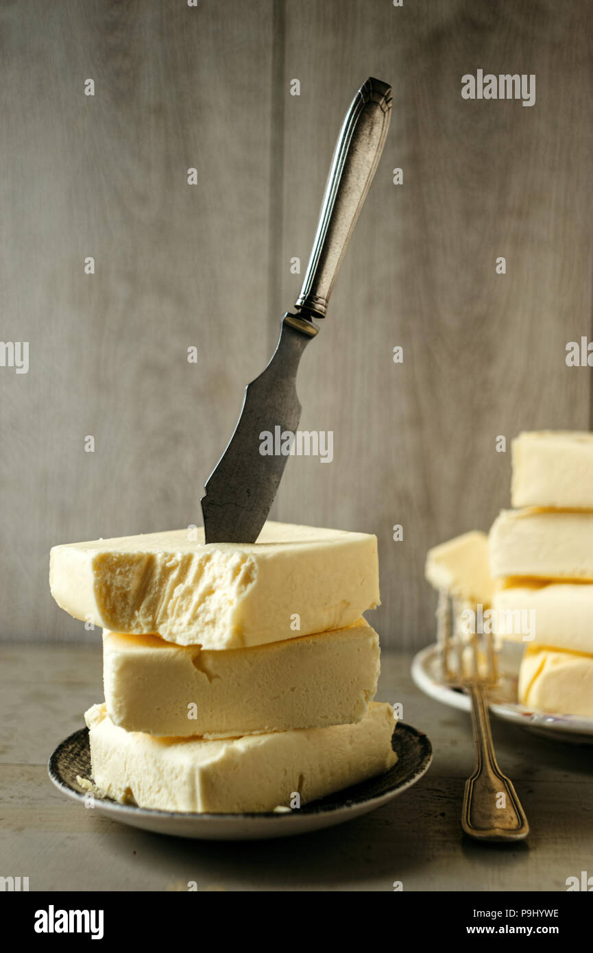 Blocks of butter hi-res stock photography and images - Alamy