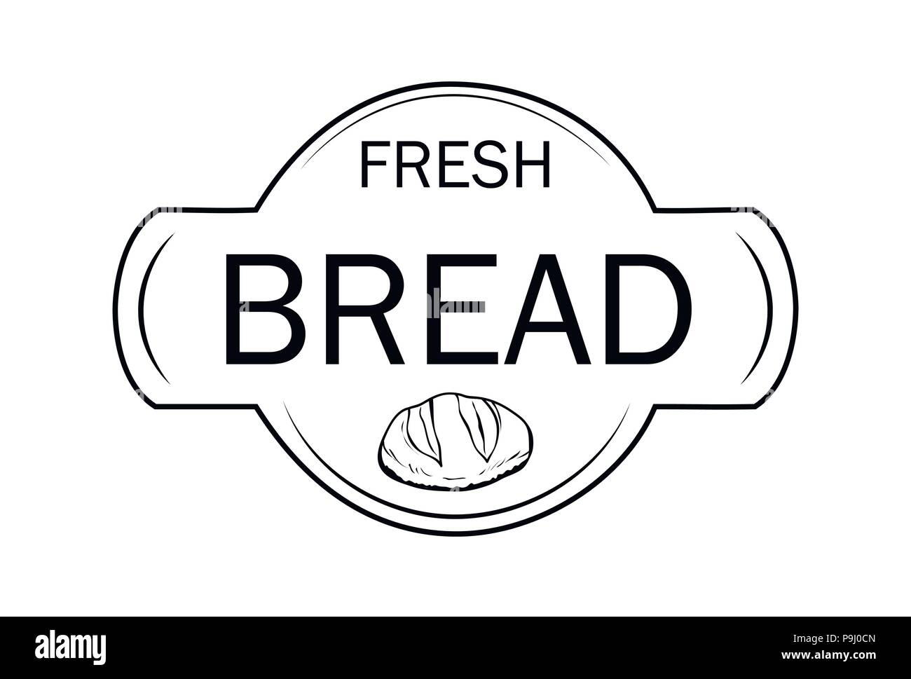 Bread business logo Stock Vector Images - Alamy