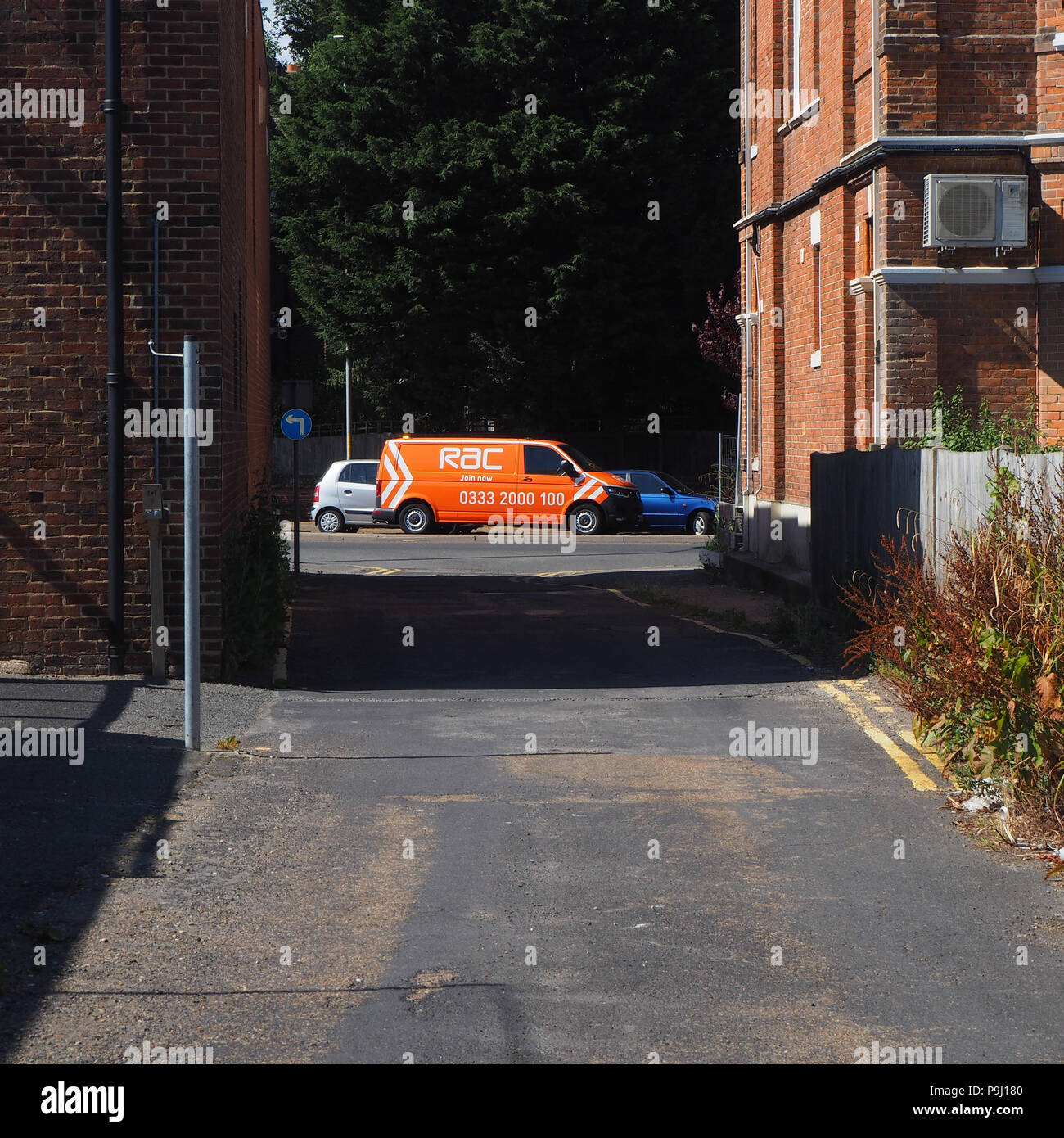 RAC Van at work Stock Photo - Alamy