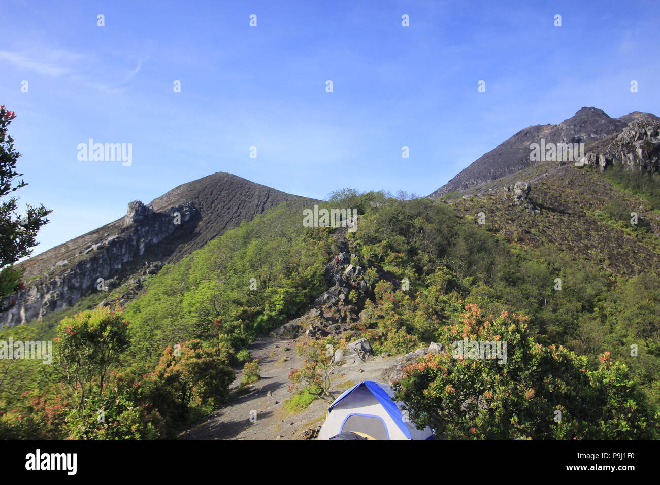 merapi volcano after eruption Stock Photo - Alamy