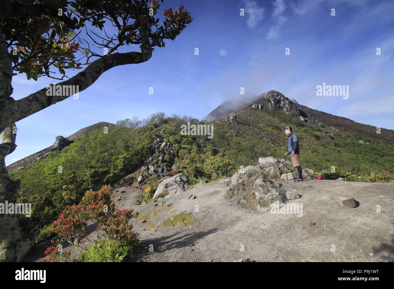 merapi volcano after eruption Stock Photo - Alamy