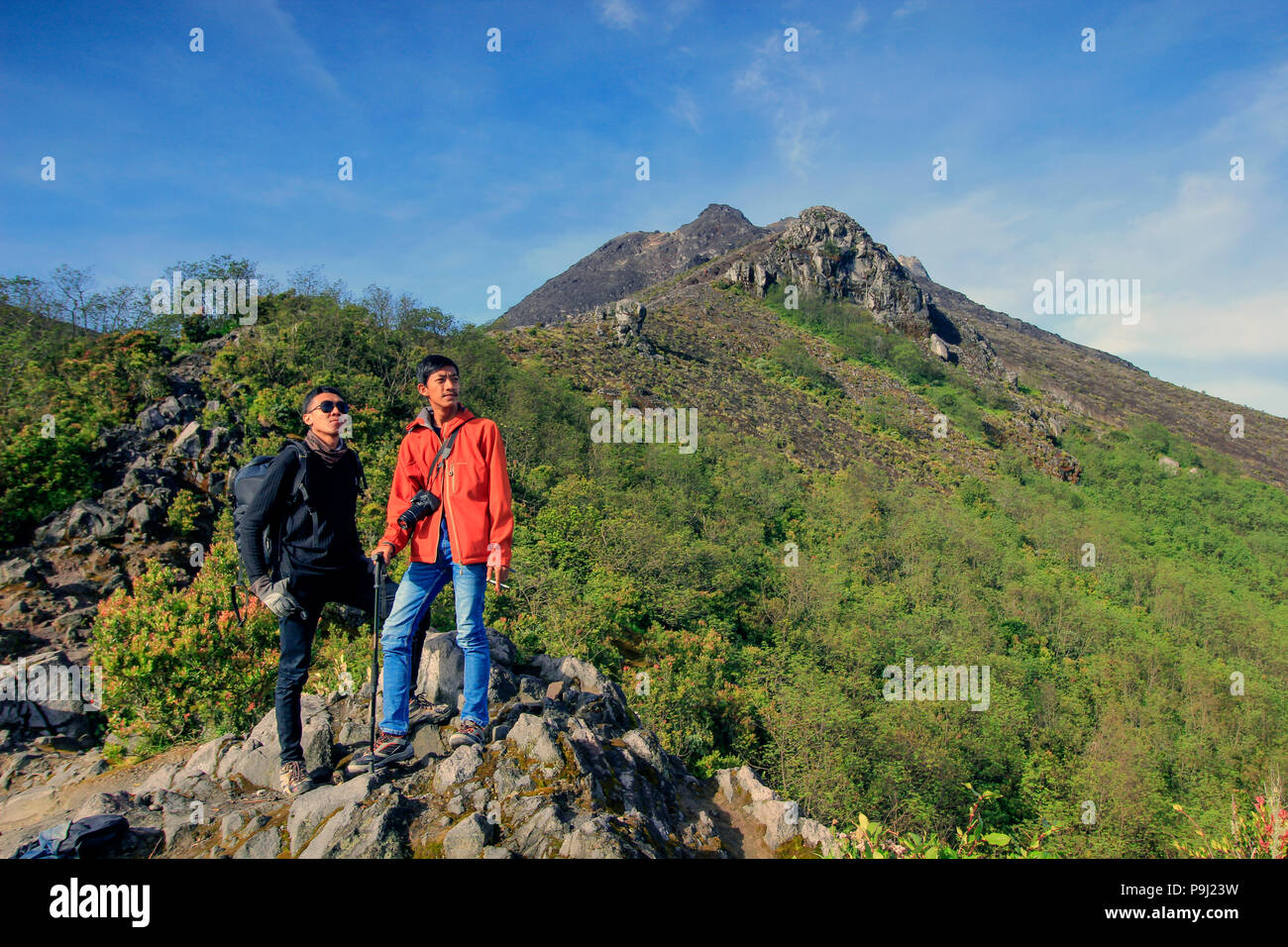 merapi volcano after eruption Stock Photo - Alamy