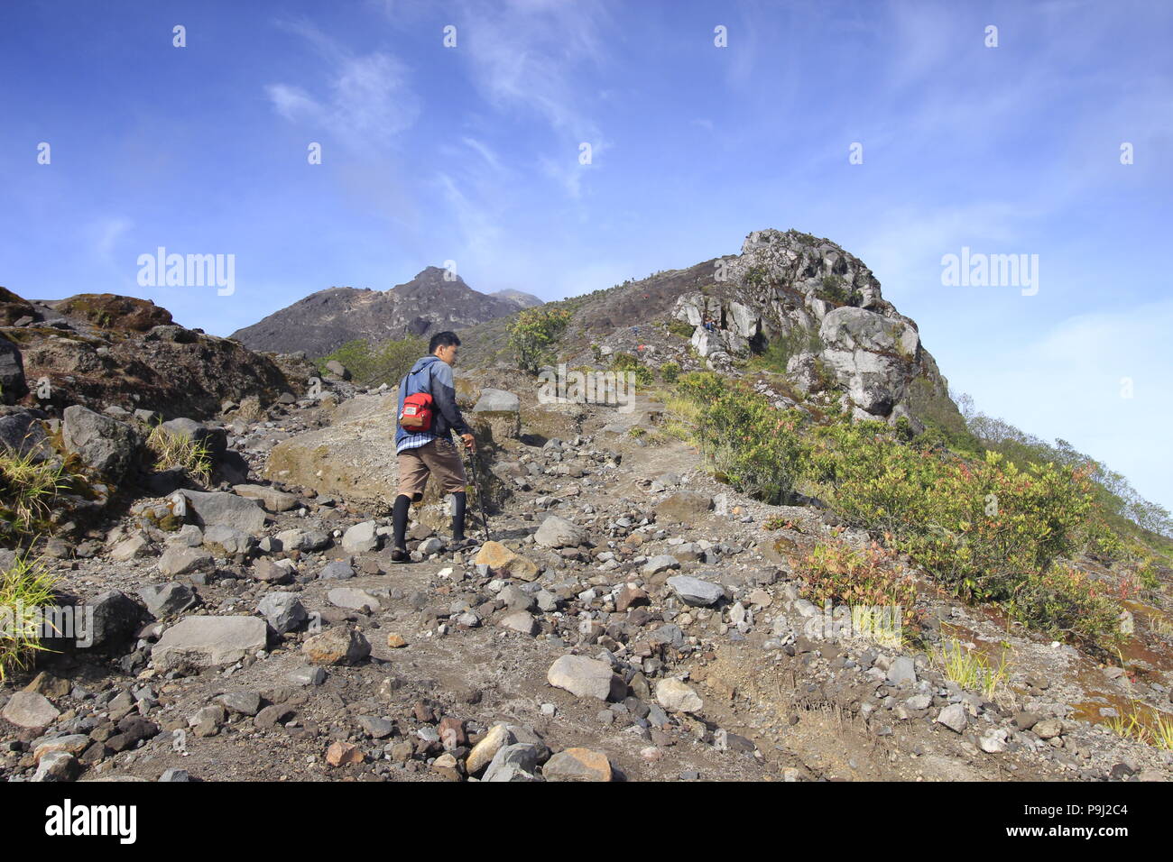 merapi volcano after eruption Stock Photo - Alamy