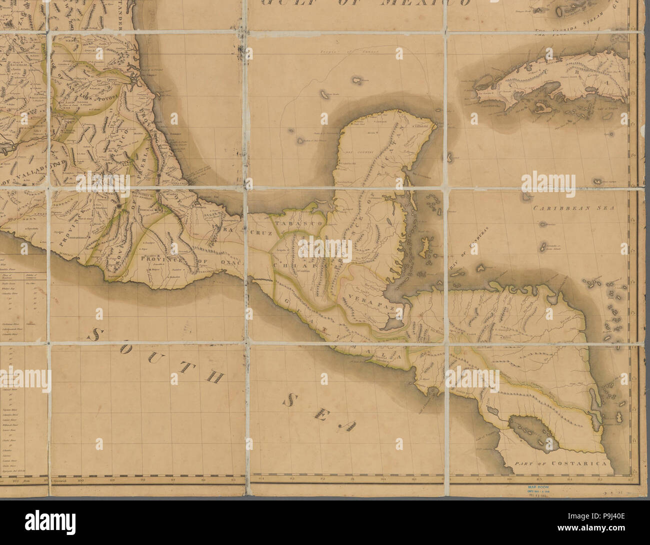 A map of Mexico, Louisiana, and the Missouri territory Stock Photo - Alamy
