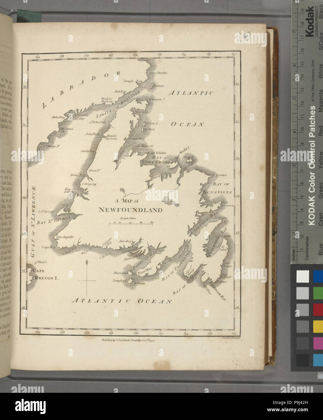 Map of newfoundland hi-res stock photography and images - Alamy