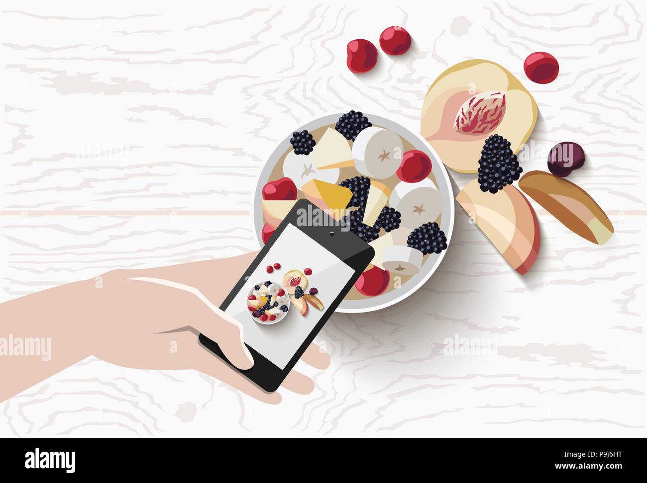 Food concept photography Stock Vector Images - Alamy