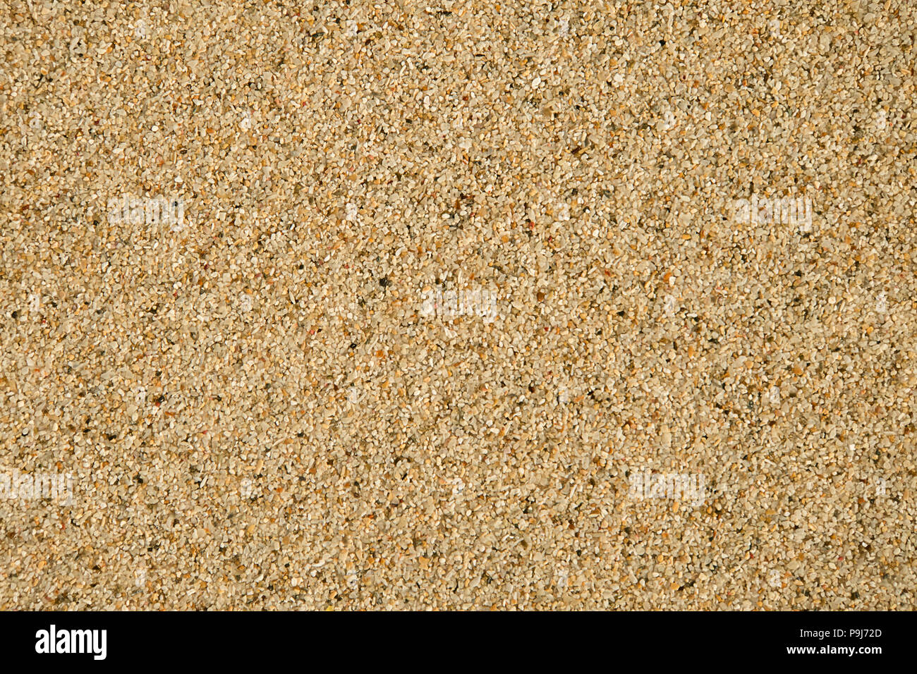 Sand beach background. Yellow sea sand on the beach Stock Photo - Alamy