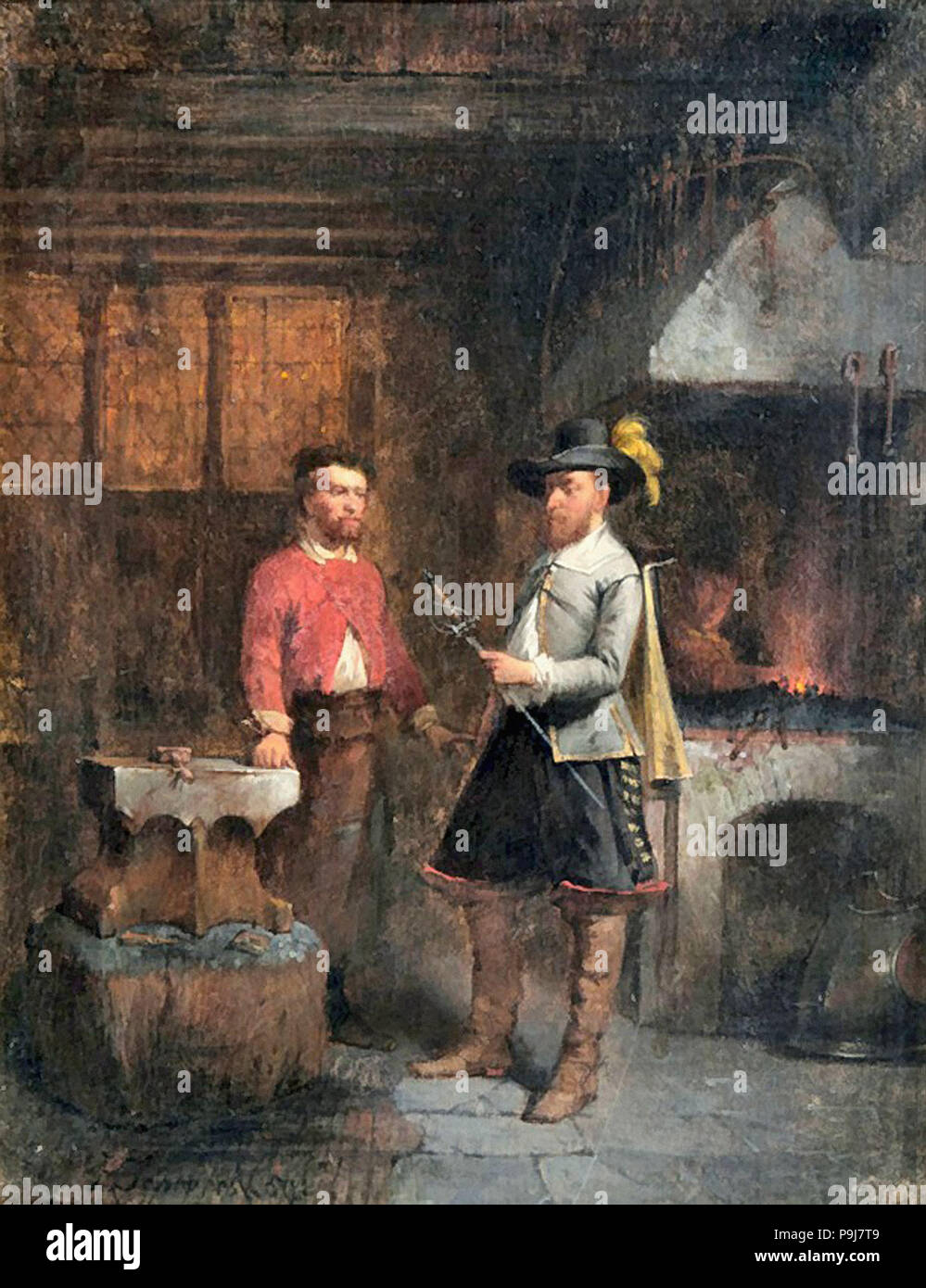 Scheeres Hendricus Johannes - Bij De Wapensmid Stock Photo - Alamy