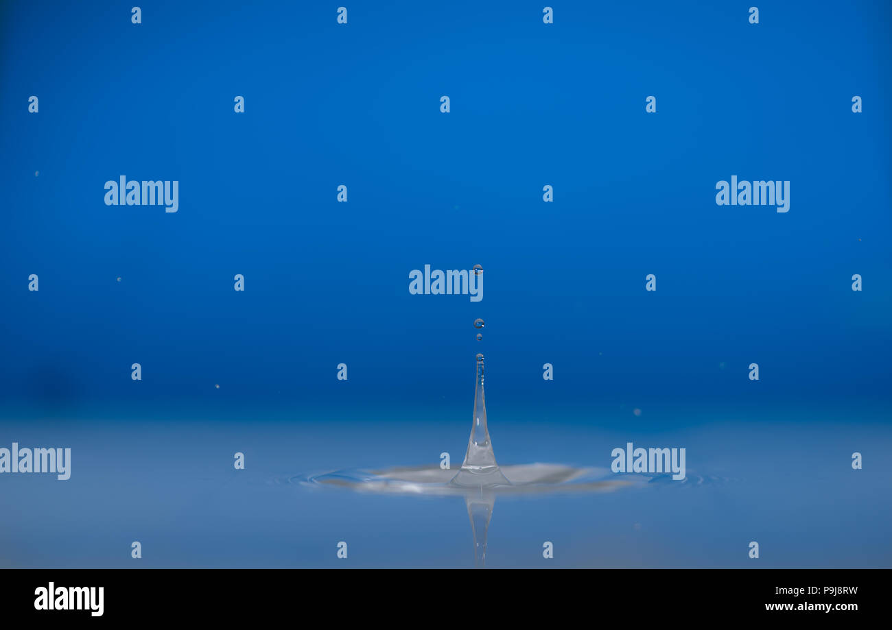 Light blue color drop hi-res stock photography and images - Alamy