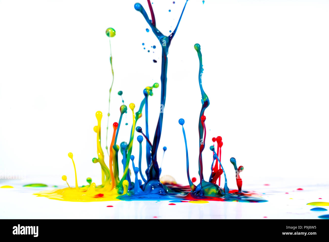 Light blue paint drop hi-res stock photography and images - Alamy