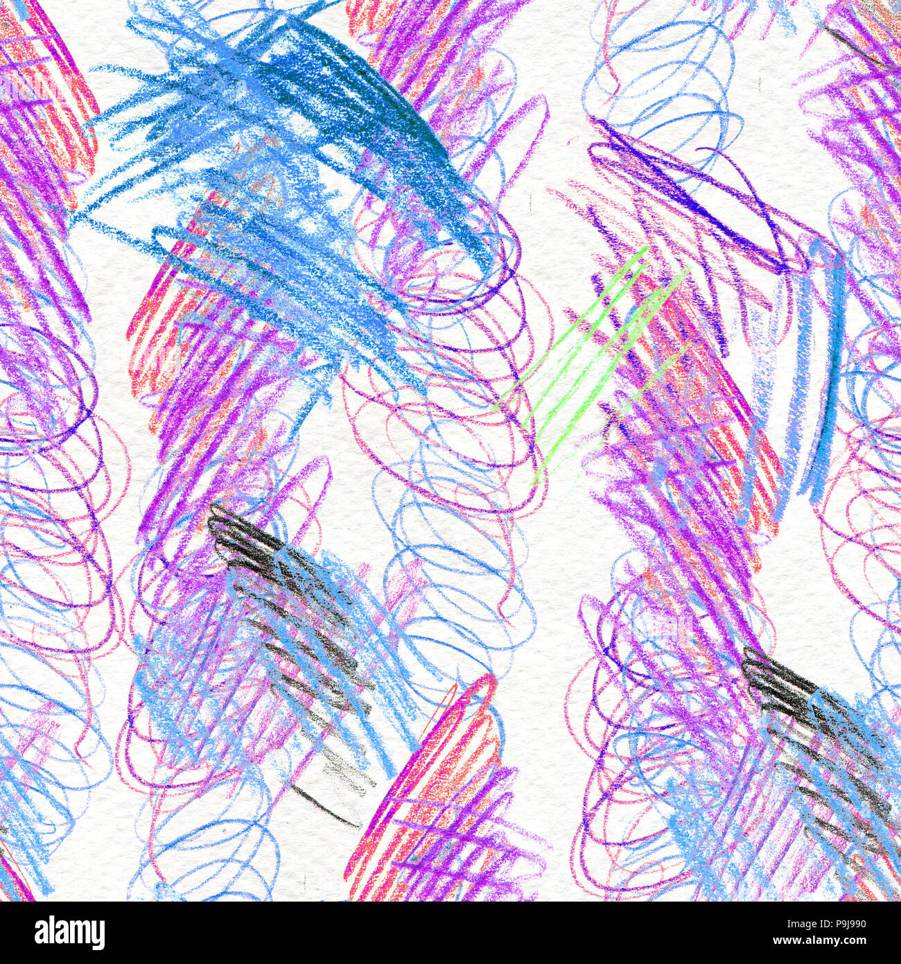 Scribble hand drawn pattern Stock Photo - Alamy