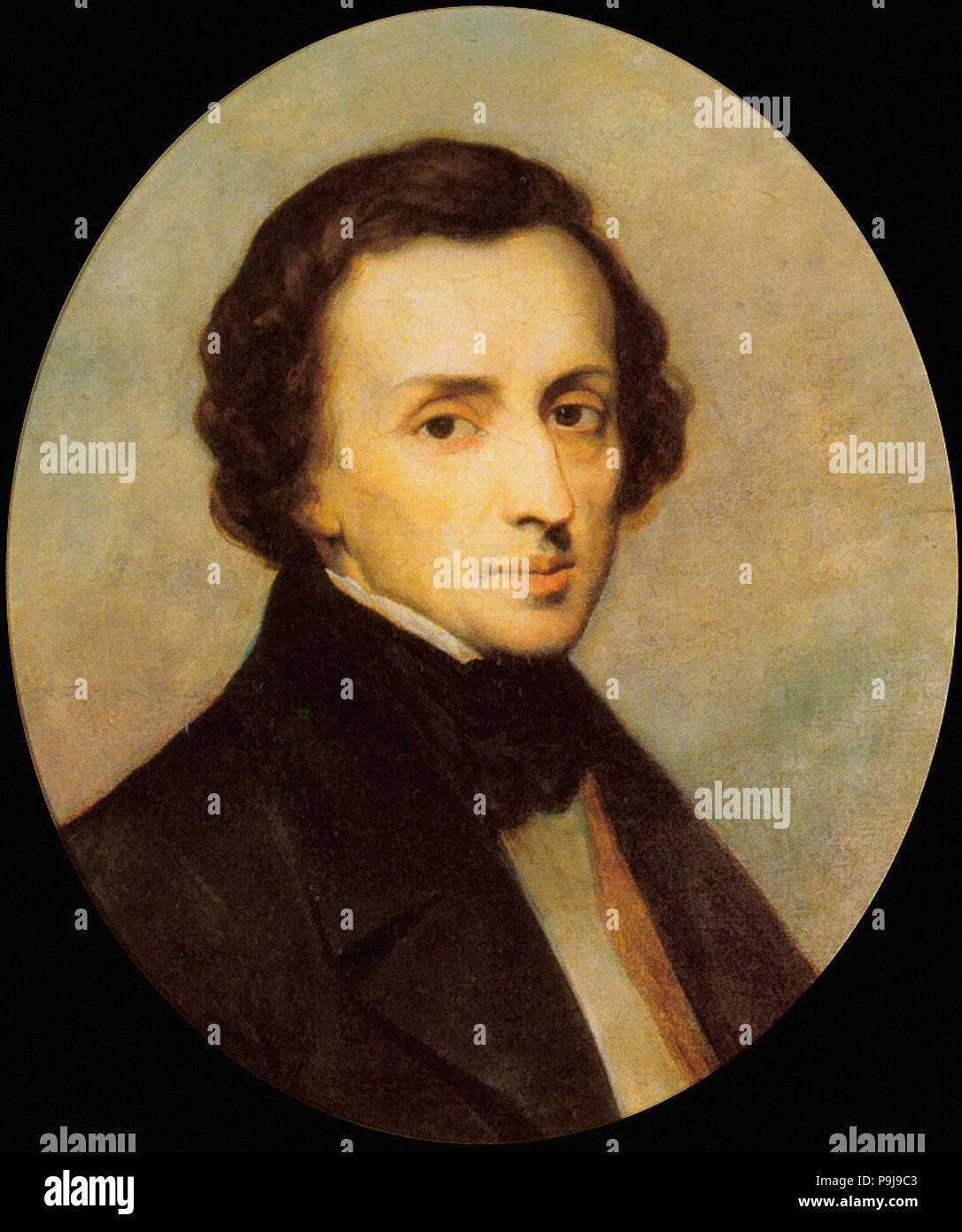 Scheffer Ary - Portrait De FréDéric Chopin Stock Photo - Alamy