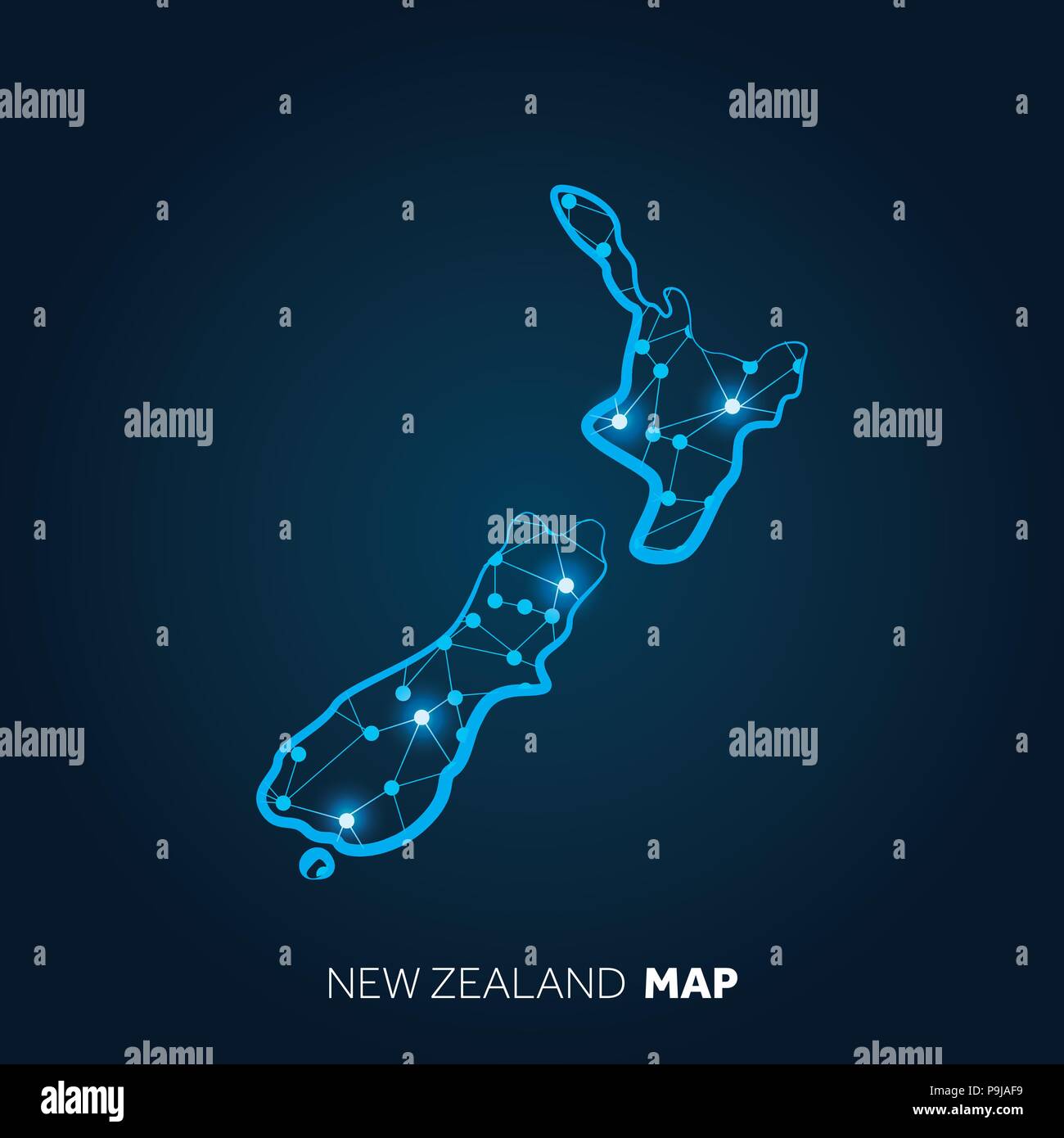 Map new zealand Stock Vector Images - Alamy