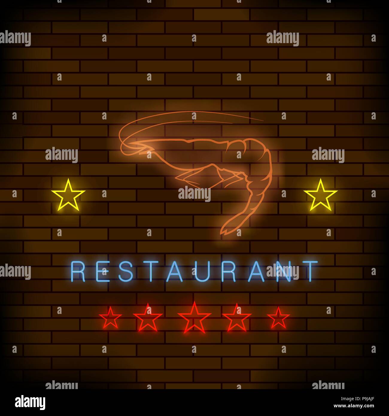 Eat neon sign Stock Vector Images - Alamy