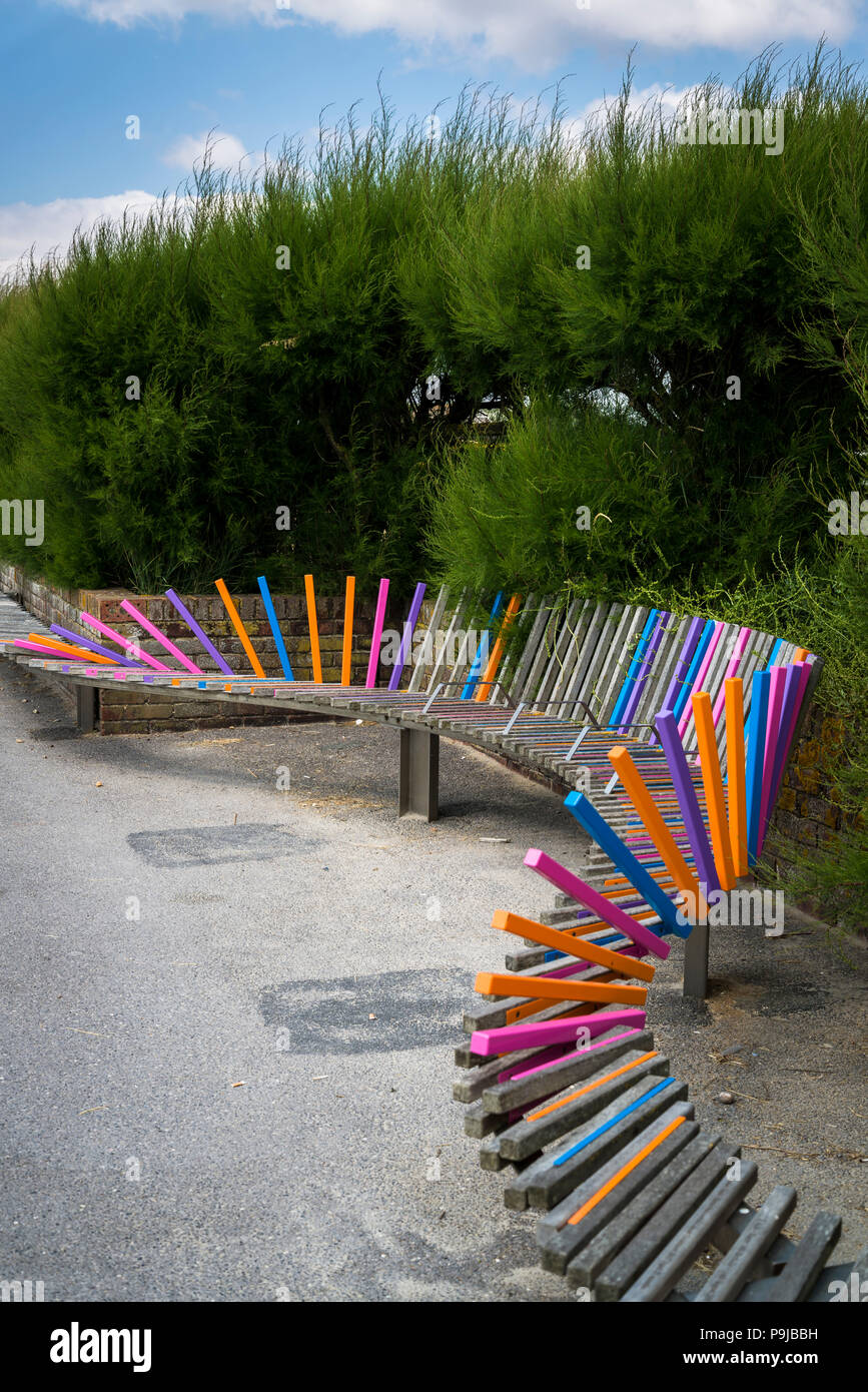 The longest bench hi-res stock photography and images - Alamy