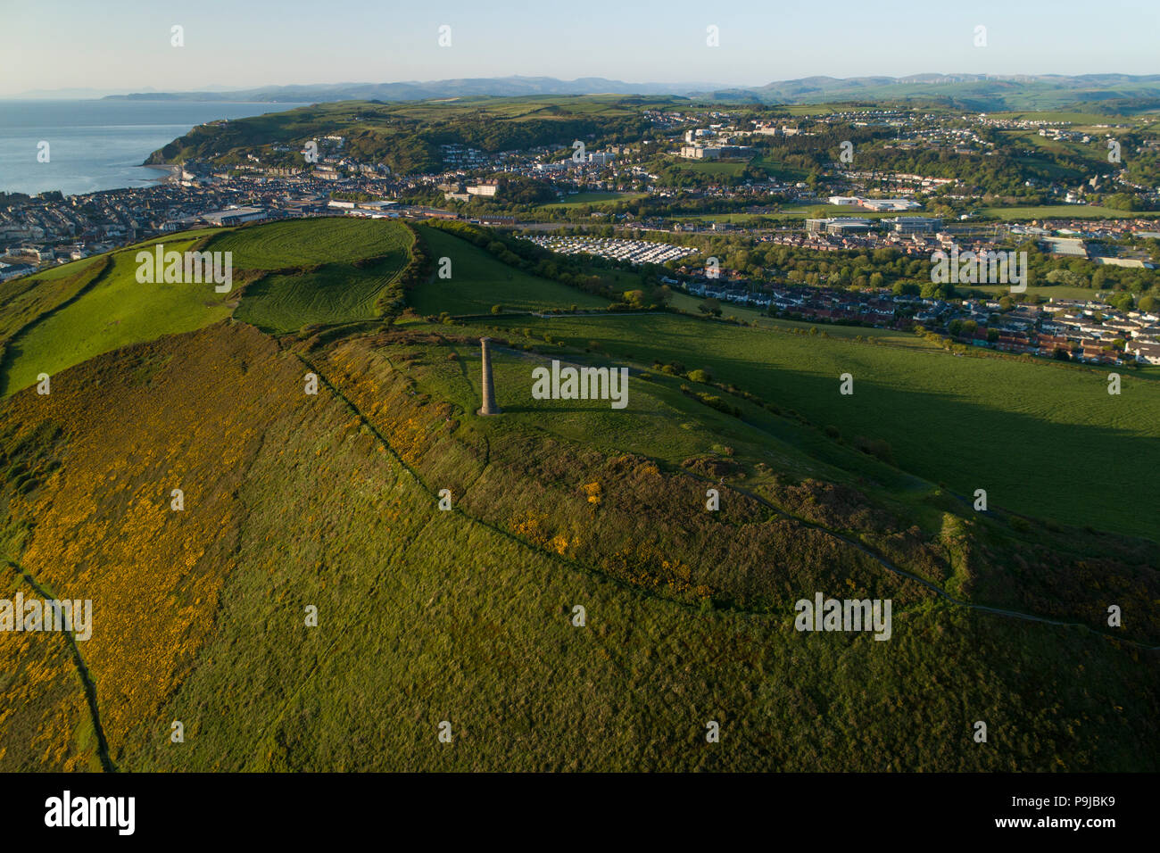 Pen dinas hill fort aerial hi-res stock photography and images - Alamy