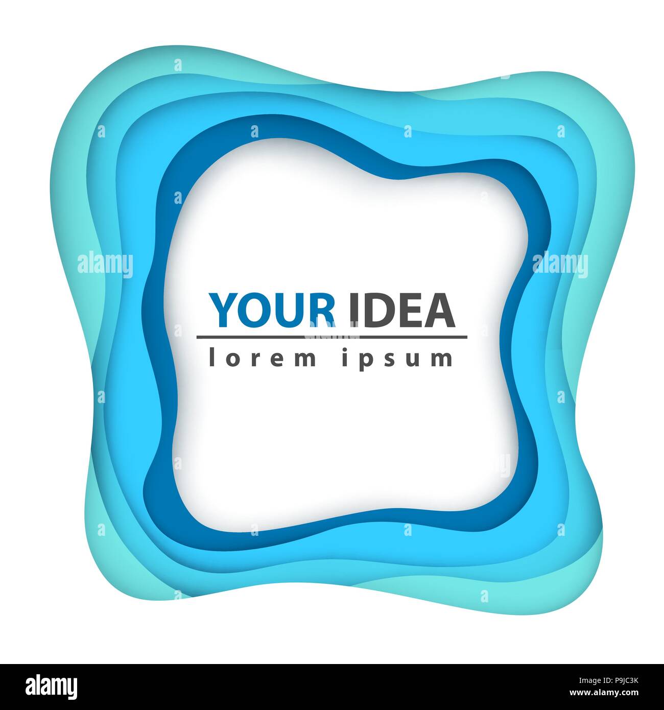 Paper banner - business infographic Stock Vector Image & Art - Alamy