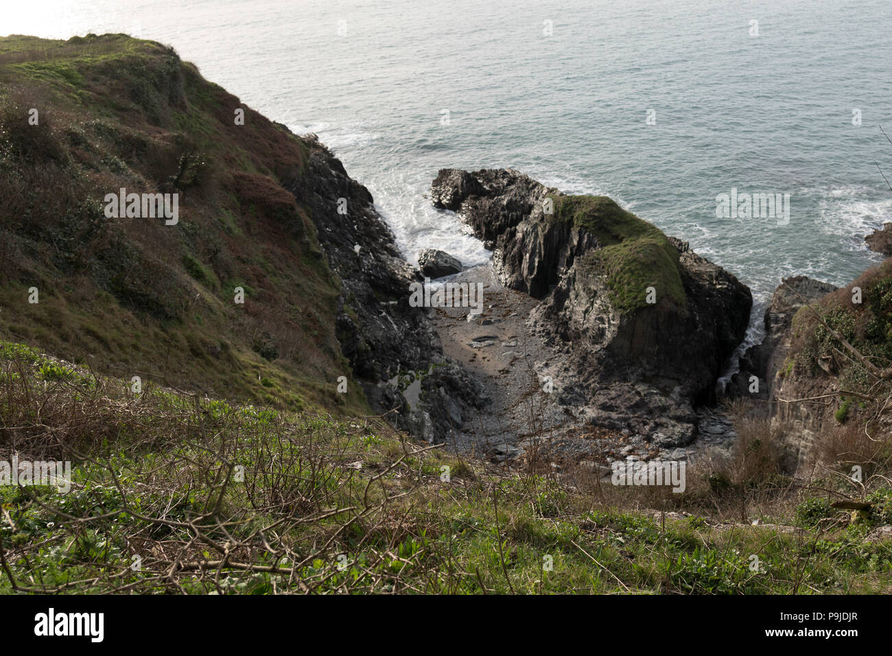 Polhawn Fort, Cornwall Stock Photo - Alamy