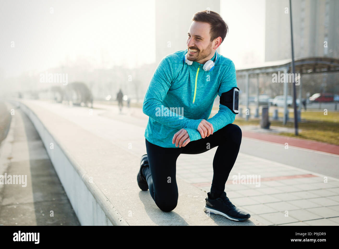 Running and jogging are great fitness exercises for staying heal Stock ...