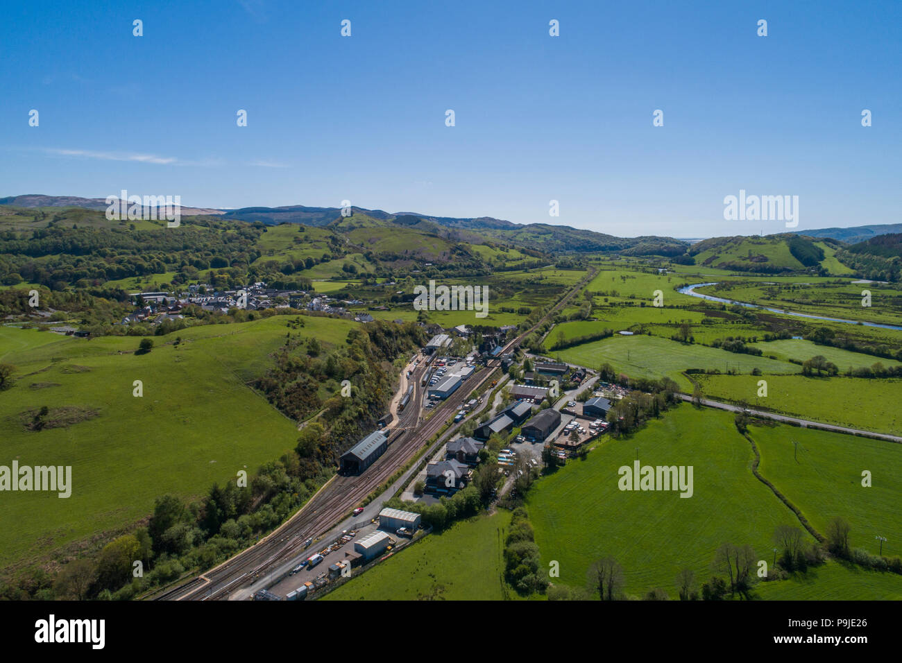 Market town of machynlleth powys hi-res stock photography and images ...