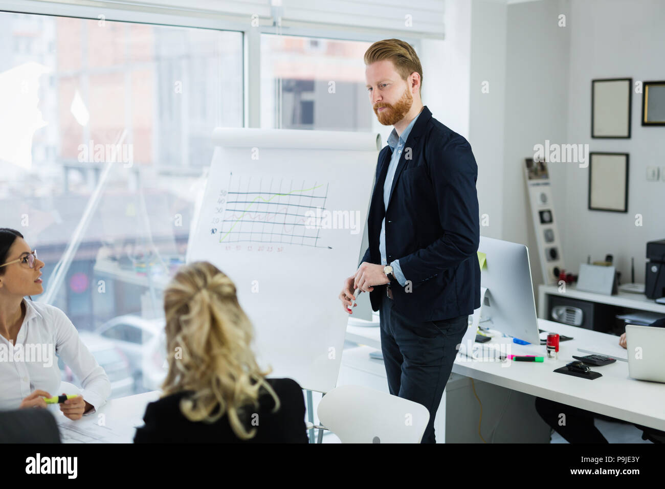 Business colleagues in conference room Stock Photo - Alamy