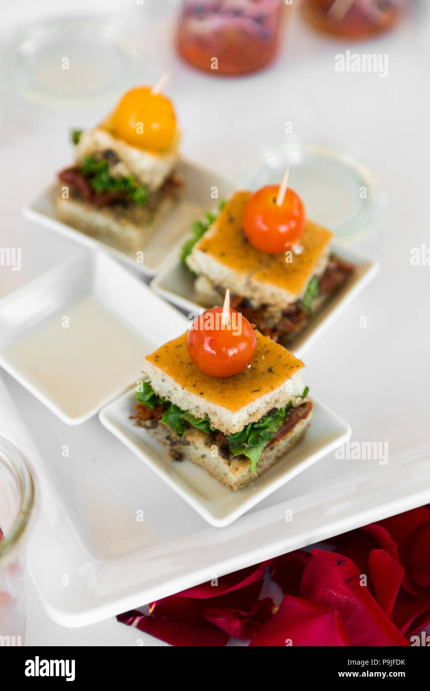Assorted canapes hi-res stock photography and images - Alamy