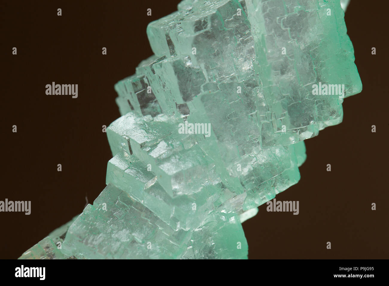 Halite salt cubes isolated on the white background Stock Photo - Alamy