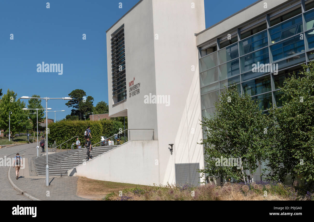 Exeter University, Exeter, Devon, England, UK. INTO University Exeter a ...