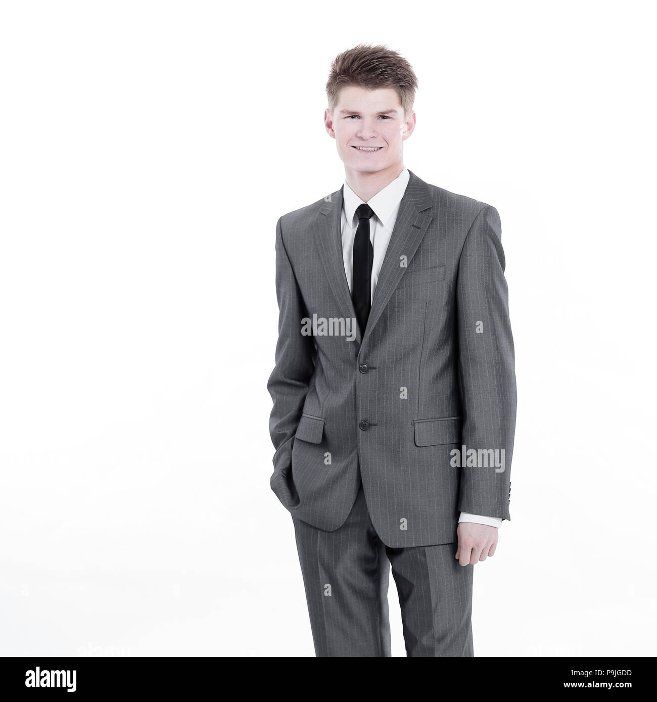 in full growth.portrait of a young professional Stock Photo - Alamy