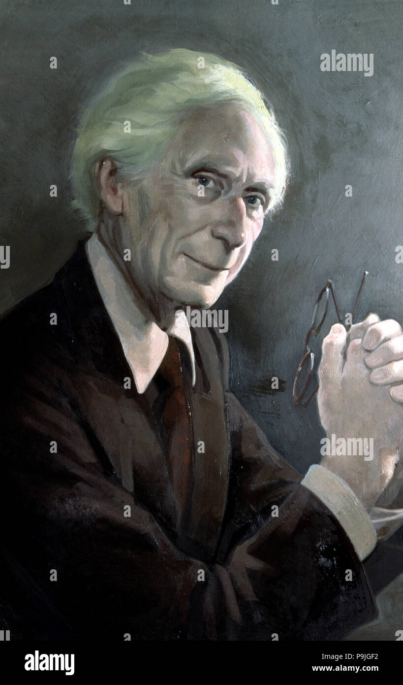 Bertrand Russell (1872-1970), philosopher, mathematician and British ...