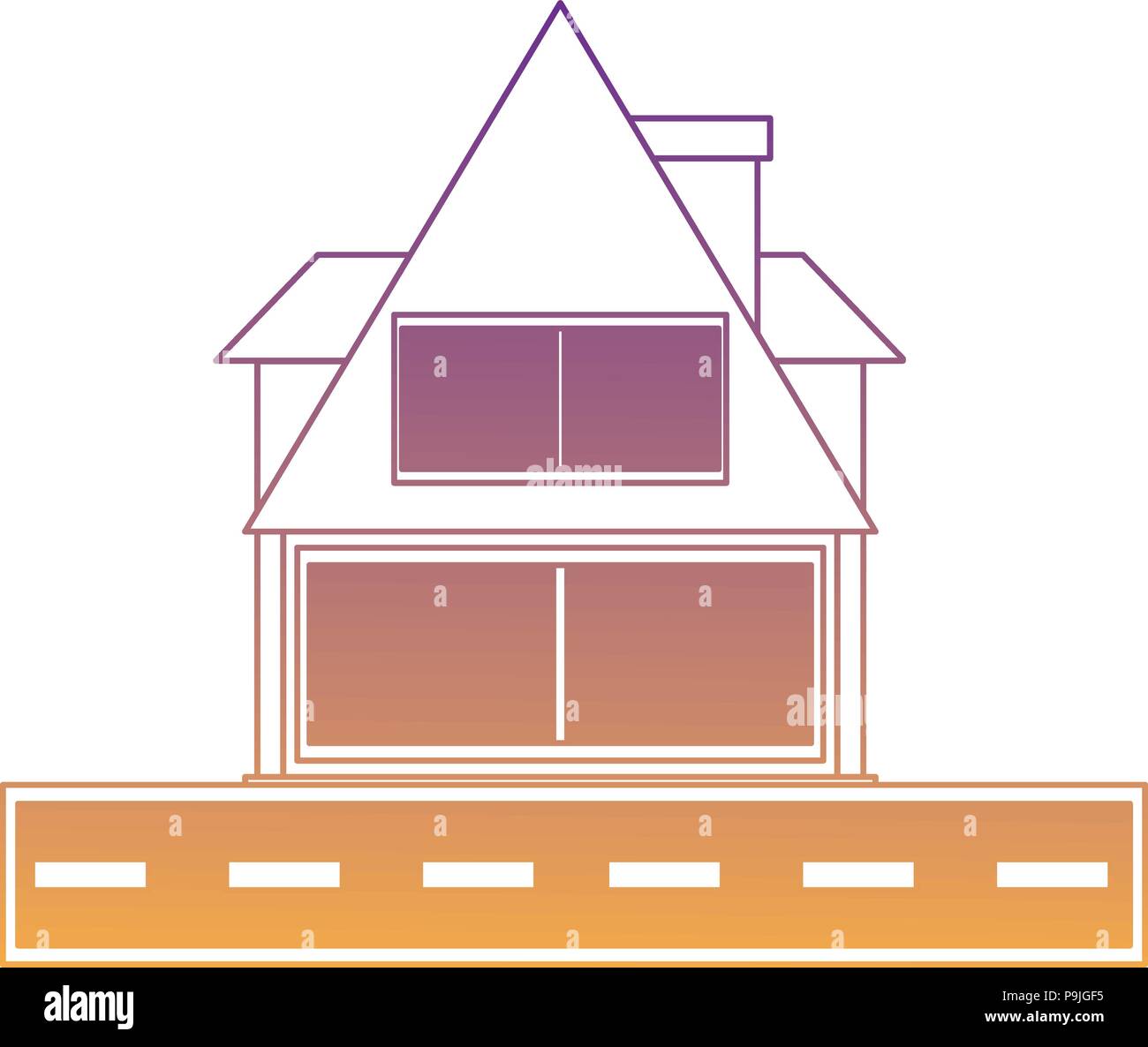 cabin house icon over white background, vector illustration Stock ...