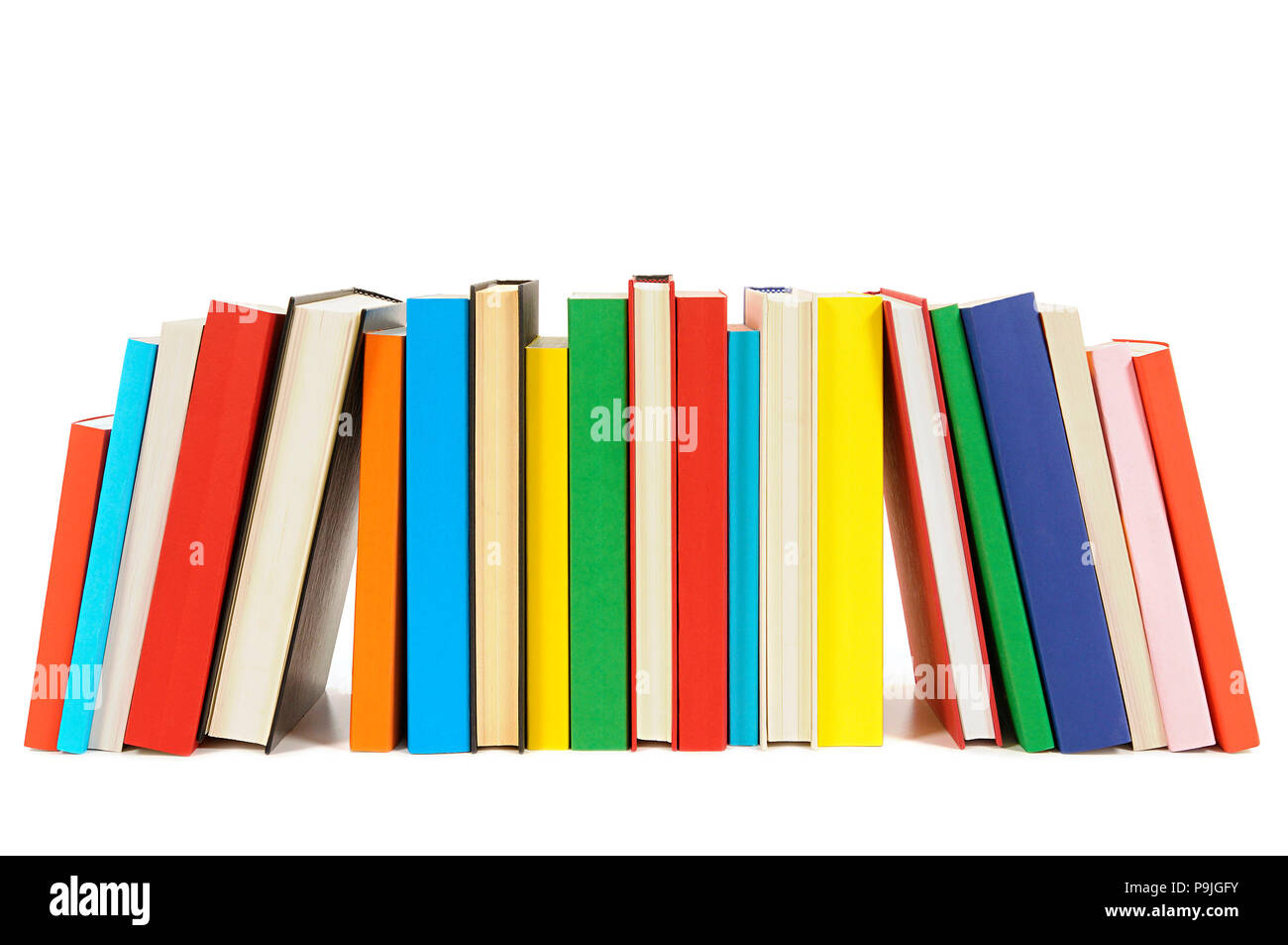 Different colors of books hi-res stock photography and images - Alamy