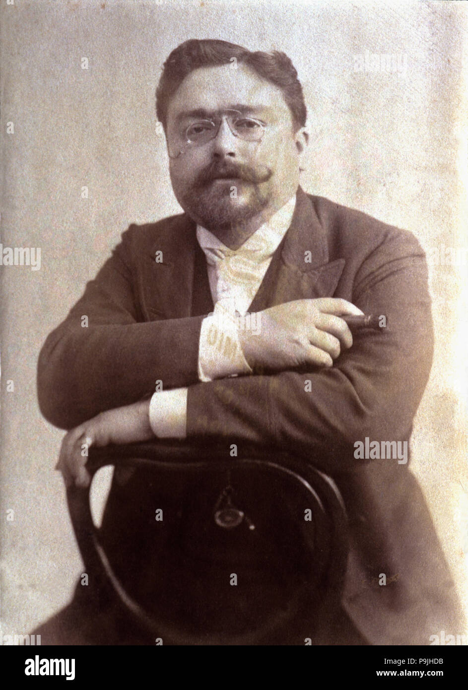 Isaac Albéniz (1860-1909), Spanish composer, photography around 1895-96 ...
