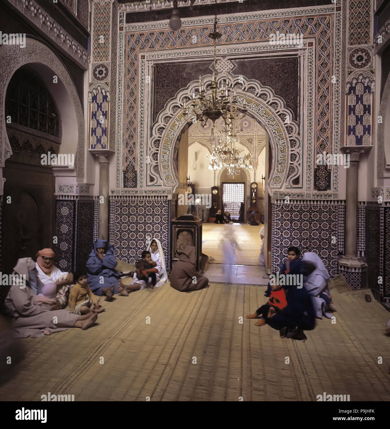 Interior of a mosque in Rabat Stock Photo - Alamy