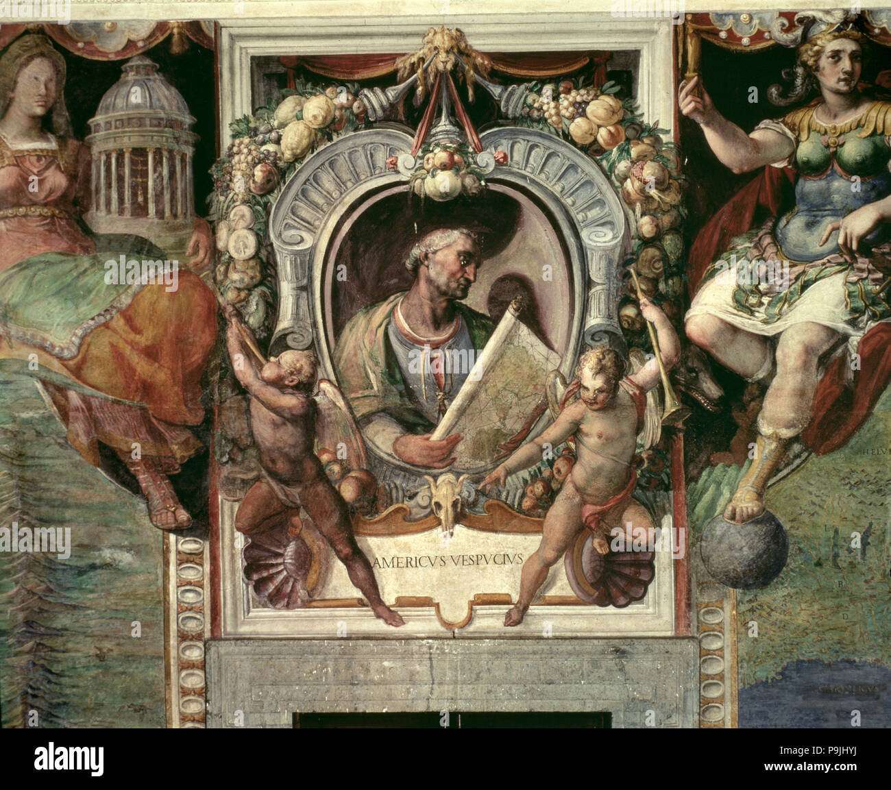 Amerigo vespucci map hi-res stock photography and images - Alamy