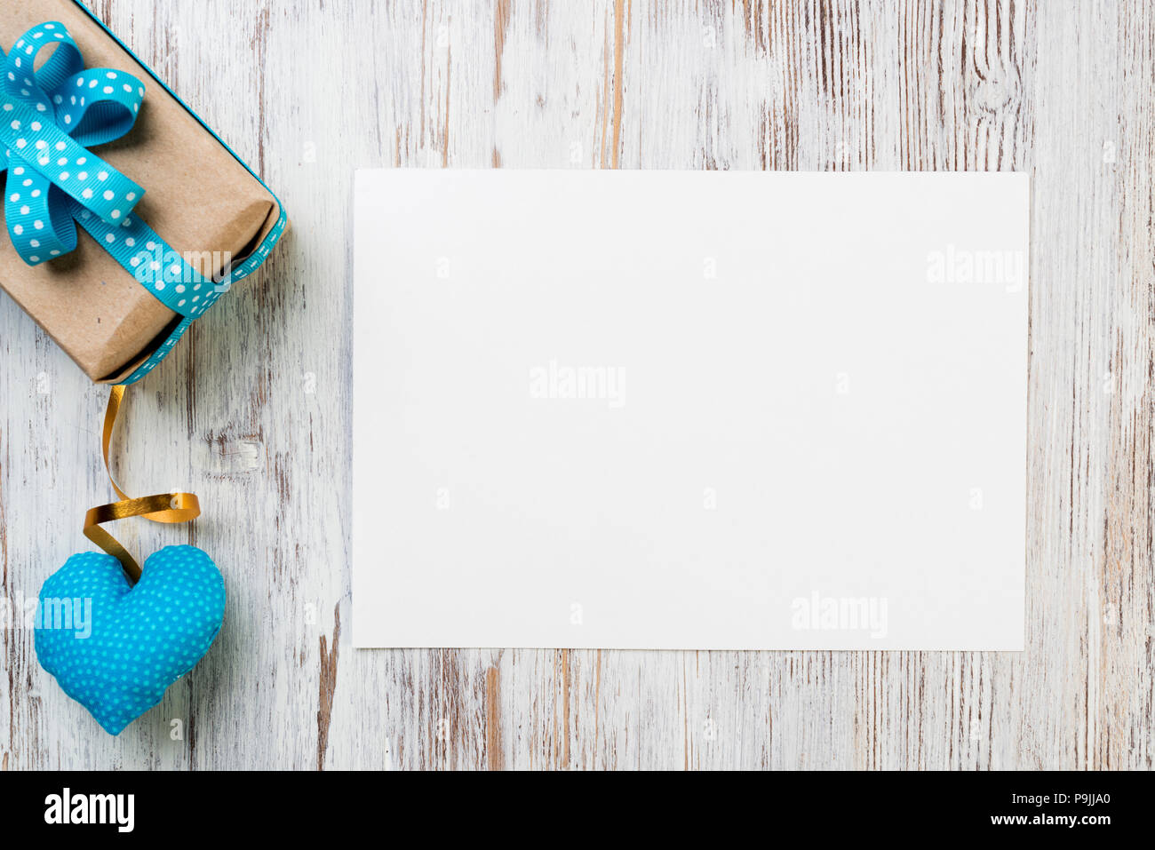 Blank paper for writing message Stock Photo - Alamy