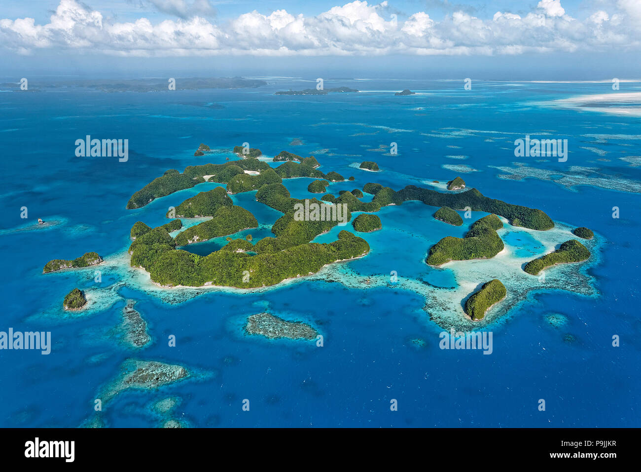 Palau Islands Aerial High Resolution Stock Photography and Images - Alamy