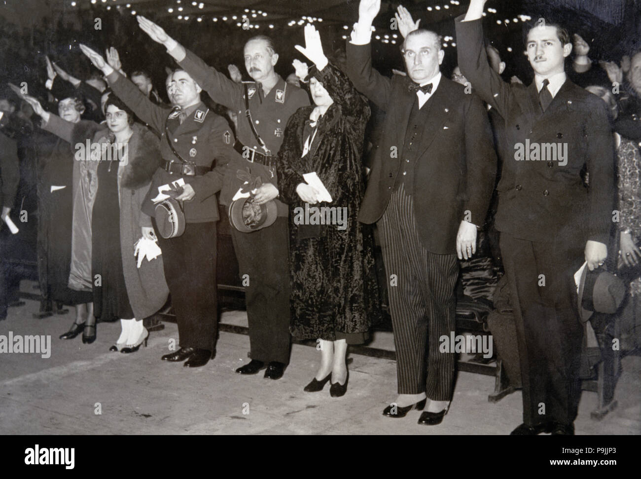 The Italian Ambassador Cerrutti, his wife, Prince William Augustus and ...