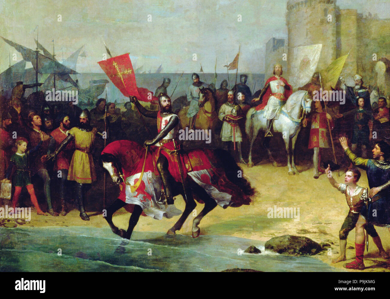 Reconquest of Cadiz in 1262 by Alphonse X 'the Wise' (1252-1294 Stock ...