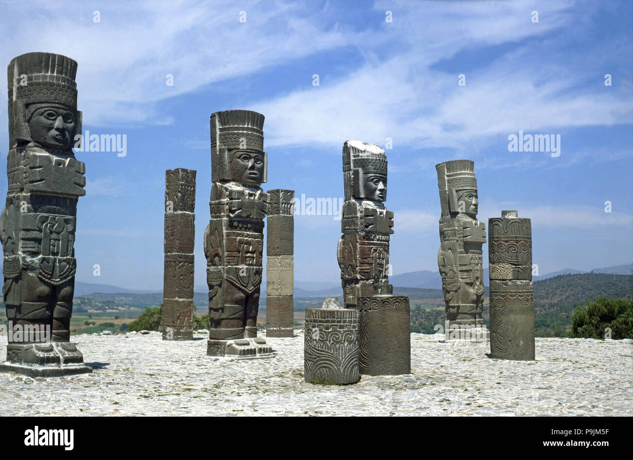 Tula, religious civic center of the Toltec culture founded around 900 ...